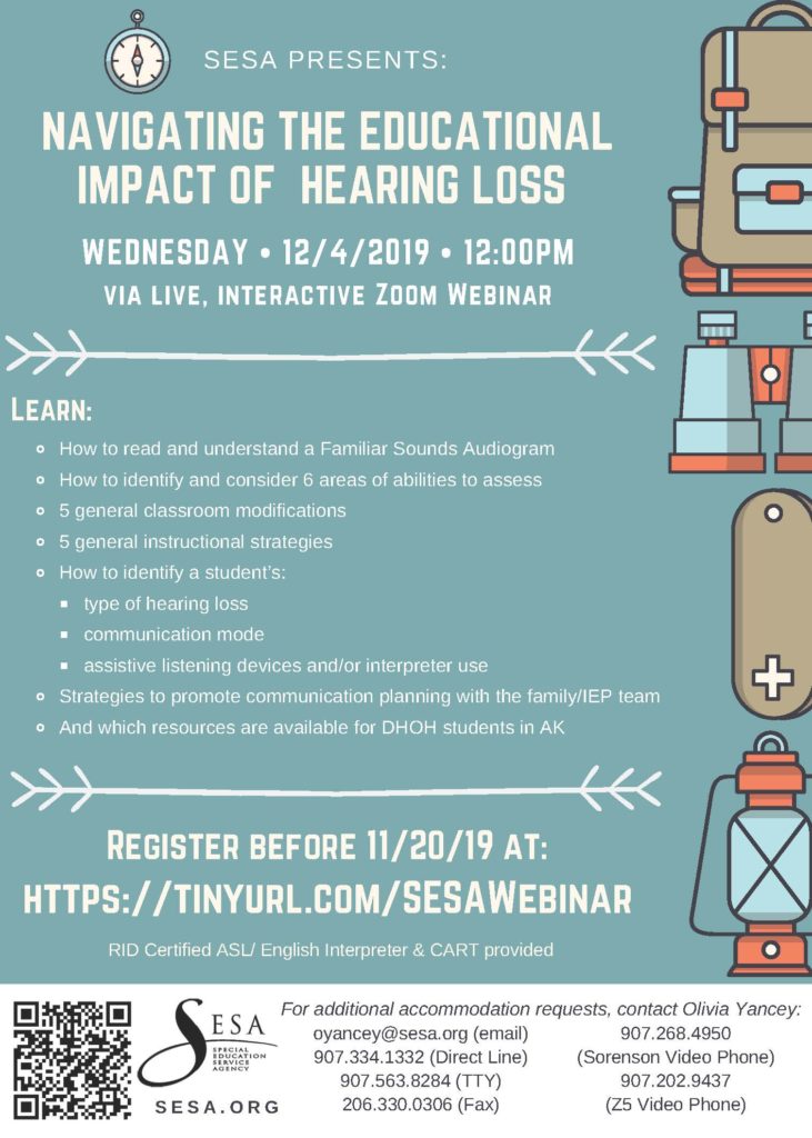 Deaf and Hard of Hearing (DHOH) | Special Education Service Agency